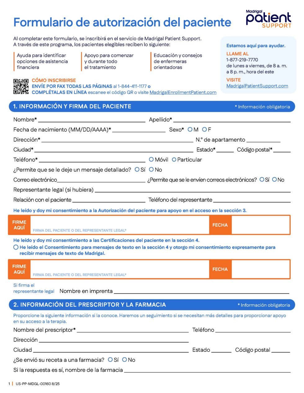 Madrigal Patient Support: Resources